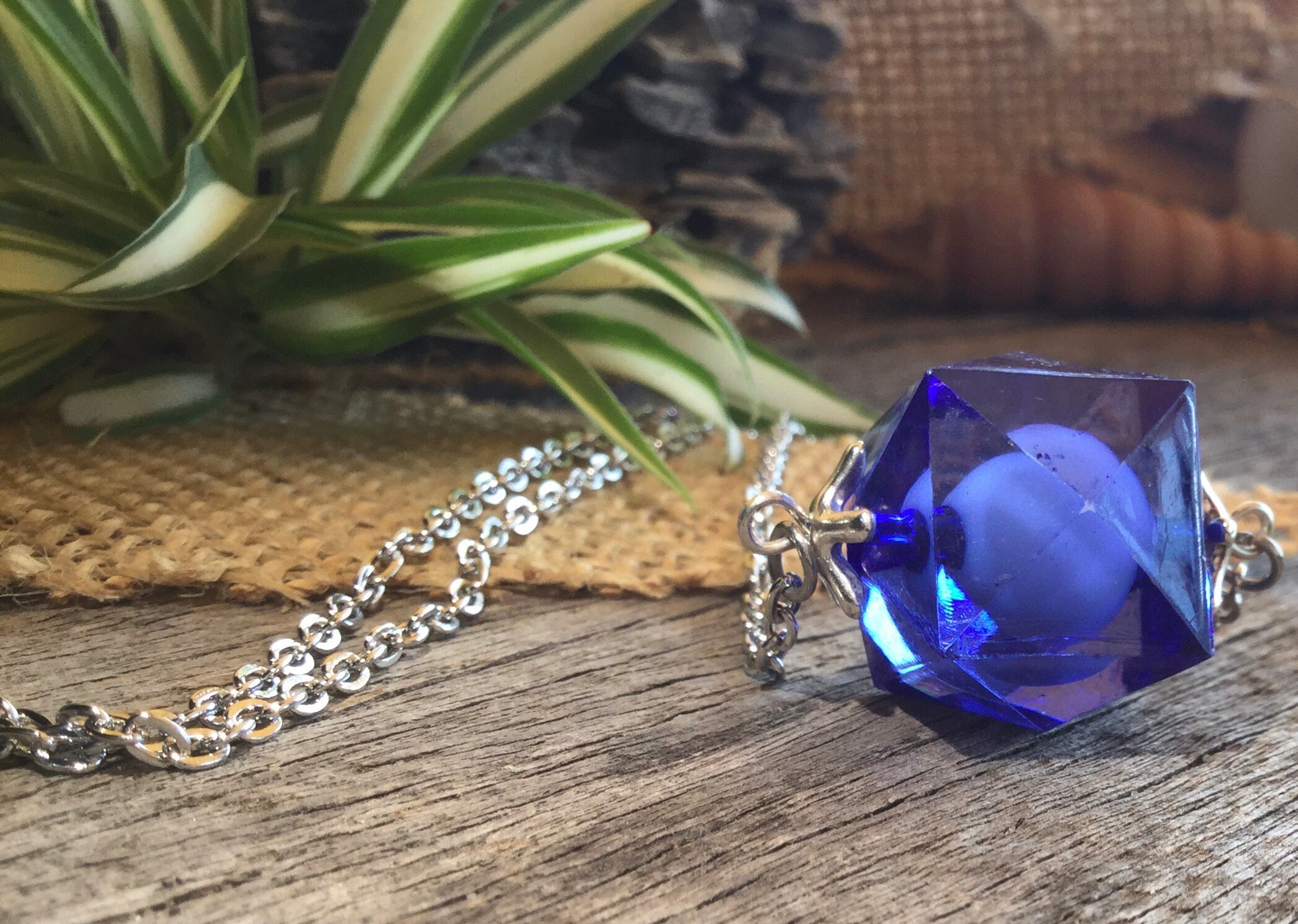 The Avengers Tesseract Marvel Inspired Blue Cube Style LOKI Necklace ...