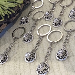 10 X NETBALL Hoop Net Charm Keychain Keyring Bag Tag Coach Team Season ...