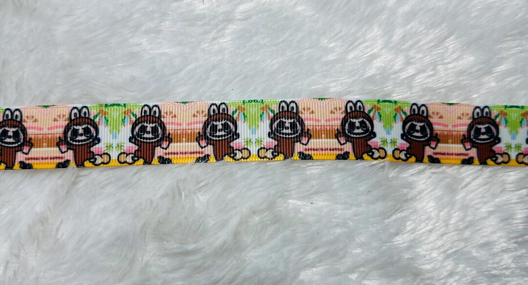 Cute Monster Ribbon. 7/8 High Quality Grosgrain Ribbon by the Yard. - Etsy