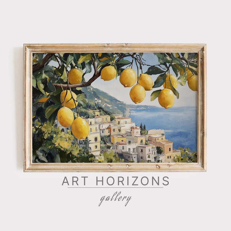 Italian Sea Landscape Art - Etsy