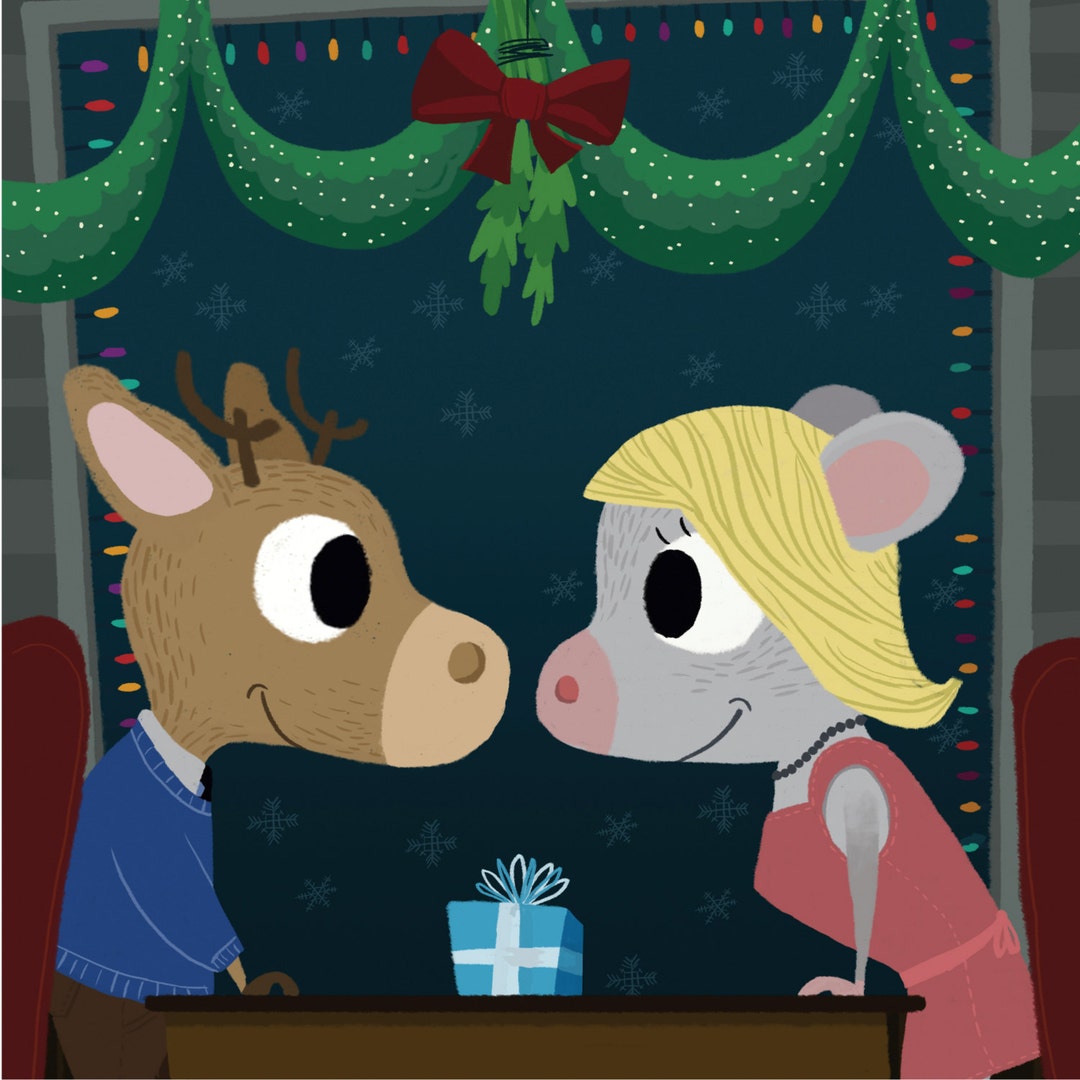 Mouse and Deer - Present - Etsy