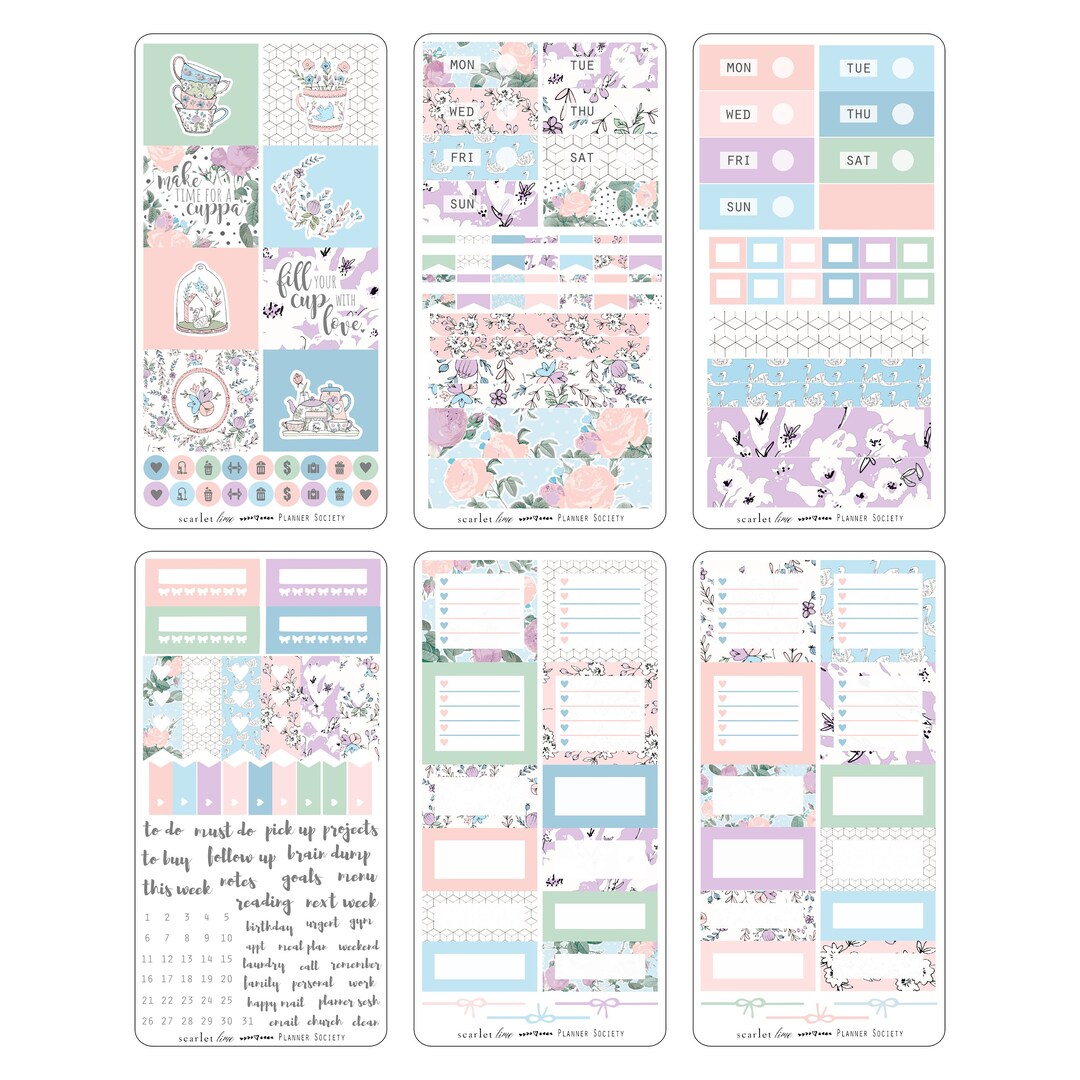 March 2019 Mini Box Digital Printable Sticker Kit- Matches Our Physical ...