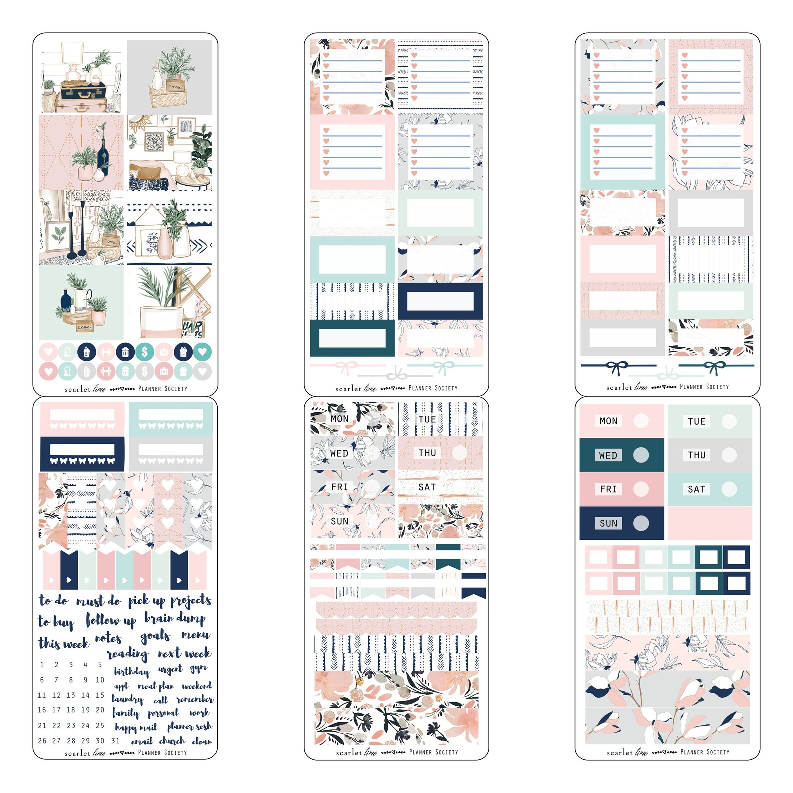 May 2019 Mini Box Digital Printable Sticker Kit Matches Our | Etsy