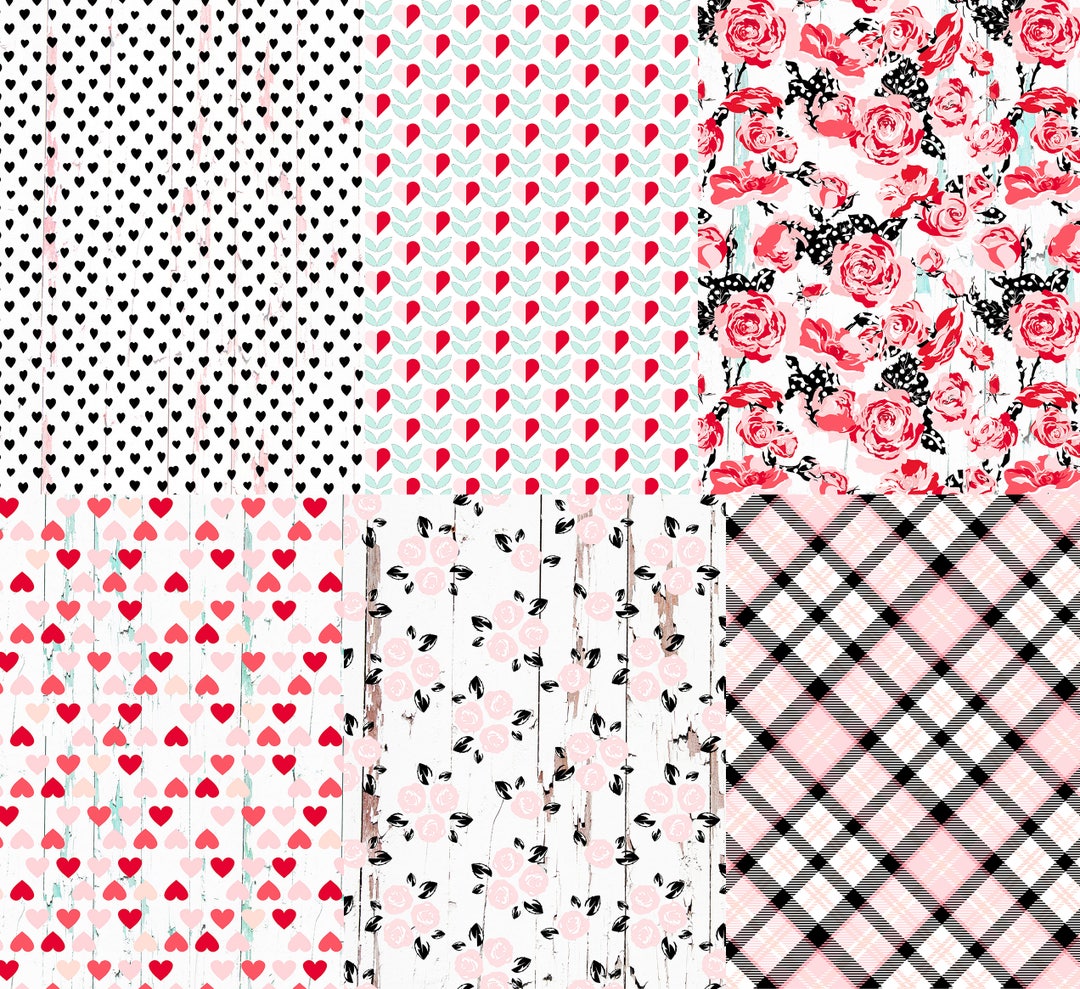 Valentines Papers 2016! Valentines Papers Printable Digital Planner ...