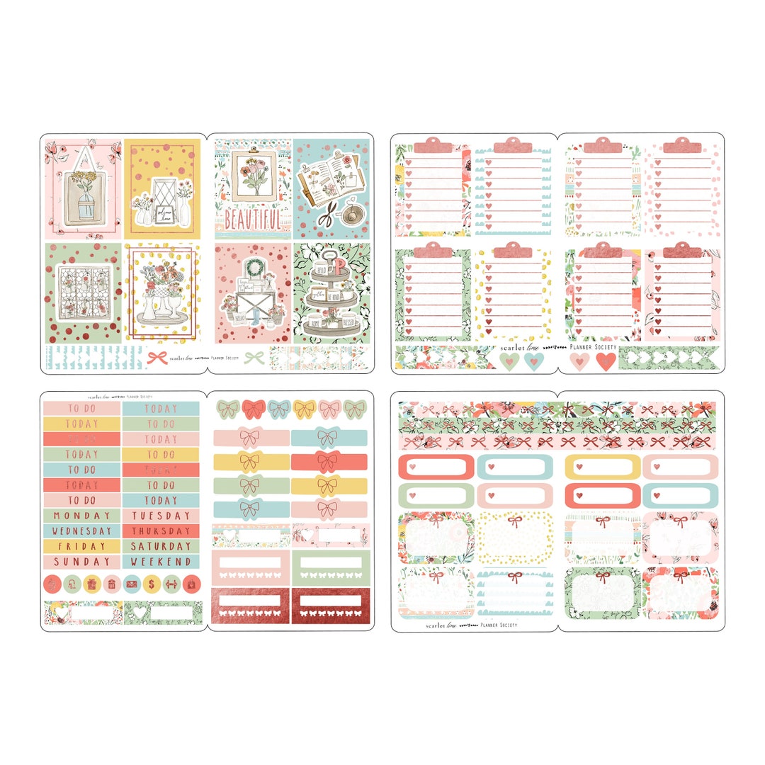 May 2021 Box Sticker Society Digital Printable Sticker Kit: Matches Our ...