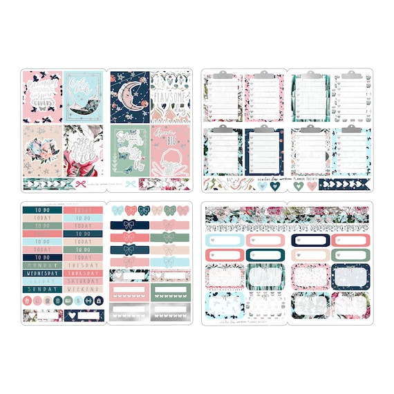 July 2021 Box Sticker Society Digital Printable Sticker Kit: | Etsy