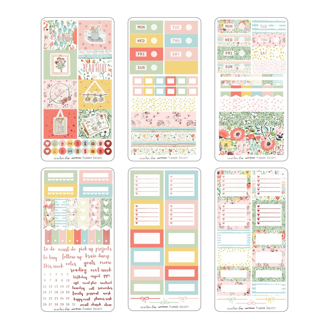 May 2021 Mini Box Digital Printable Sticker Kit- Matches Our Physical ...