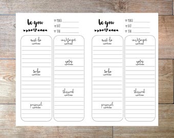 Printable Tn Inserts - Etsy