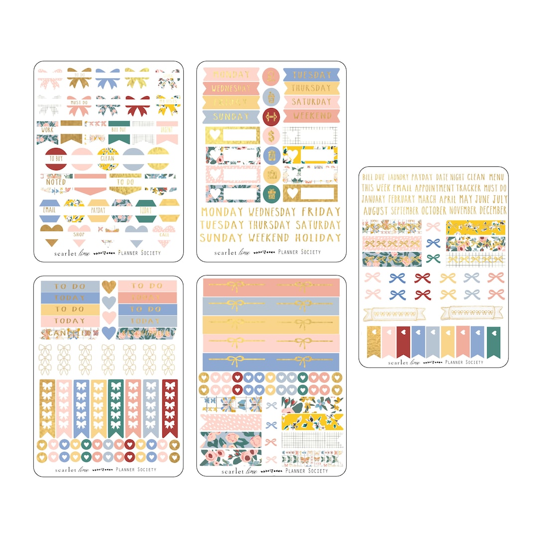 January 2020 Sticker Society Digital Printable Sticker Kit: Matches Our ...