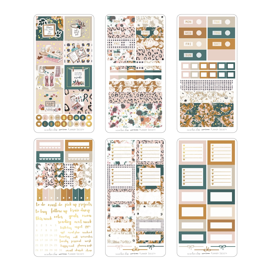 September 2020 Mini Box Digital Printable Sticker Kit- Matches Our ...
