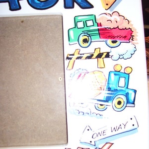 Picture Frame Construction Theme Handpainted and Personalized - Etsy