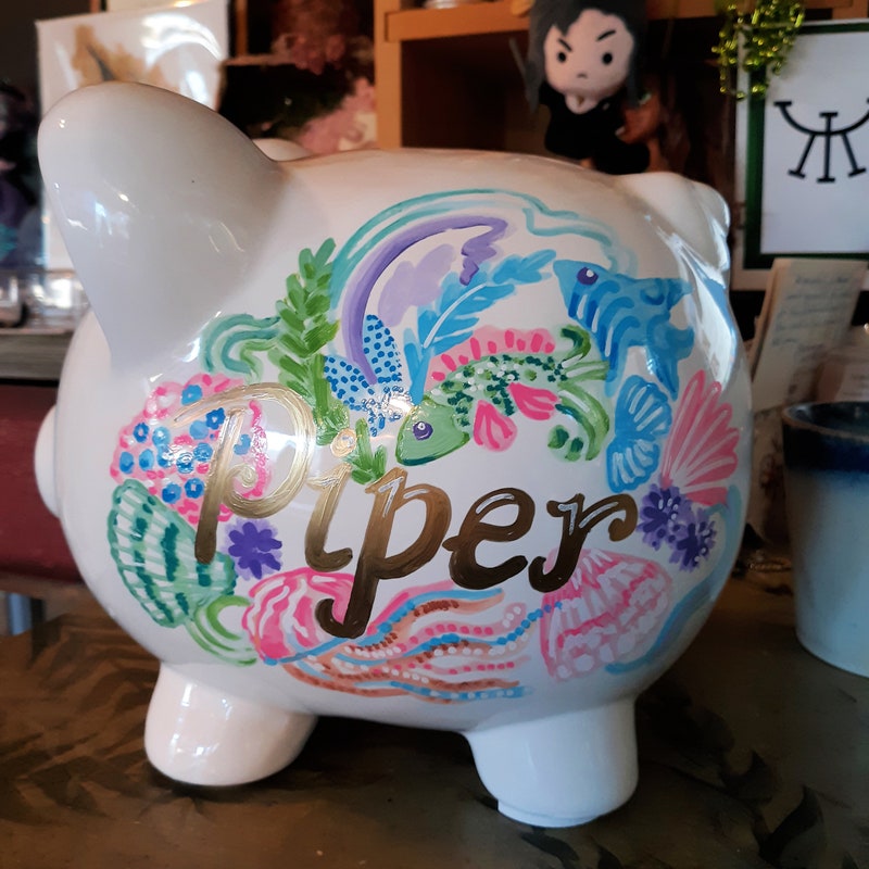 Pretty Piggy Bank Girls - Etsy