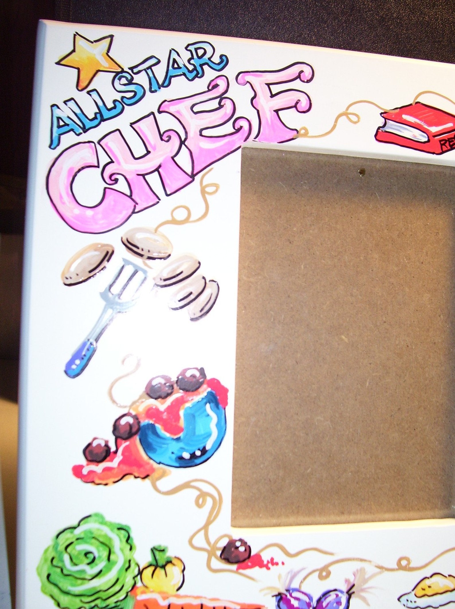 Picture Frame All Star Chef Handpainted and Personalized - Etsy