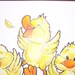 Childrens Art Print Dancing Ducks - 8.5 X 11 Yellow - Etsy