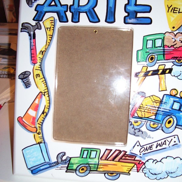Construction Themed Picture Frame - Etsy