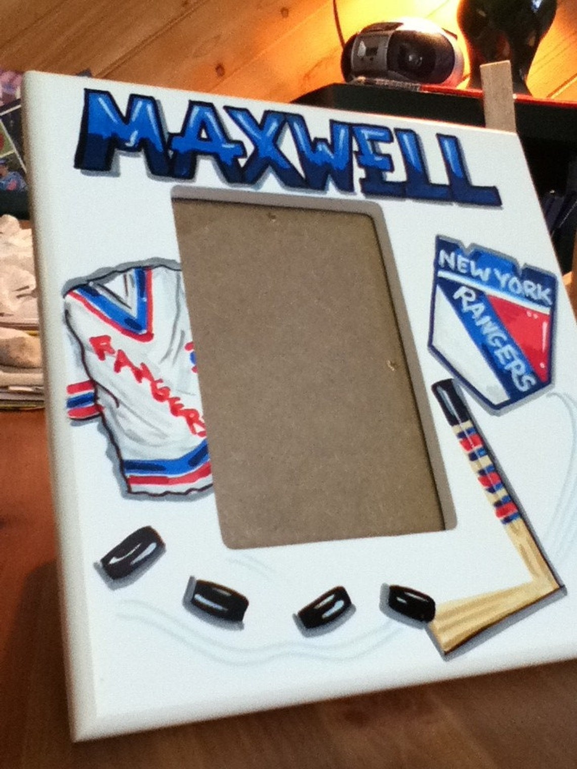 Picture Frame Sports Theme Handpainted and Personalized - Etsy