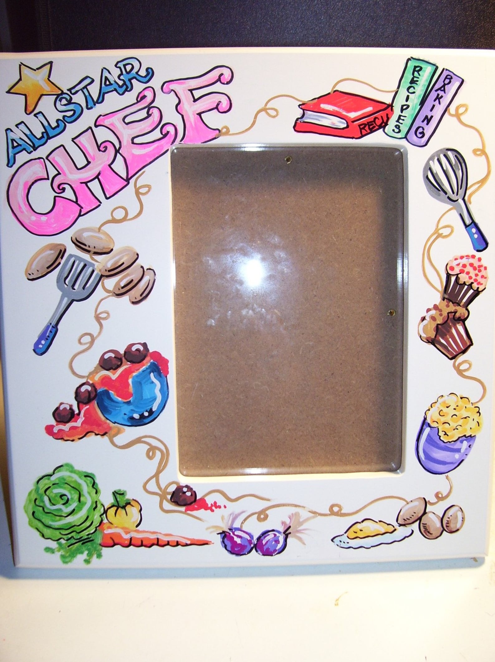 Picture Frame All Star Chef Handpainted and Personalized - Etsy