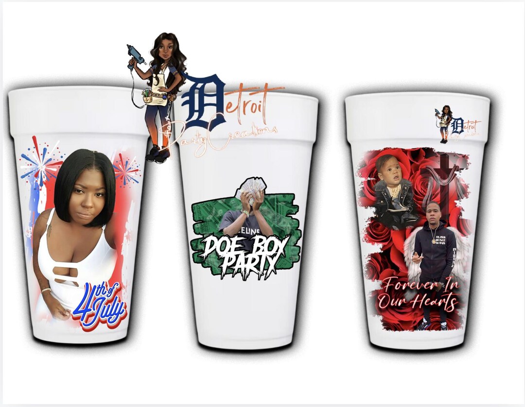 Custom Styrofoam Cups 20z - Etsy
