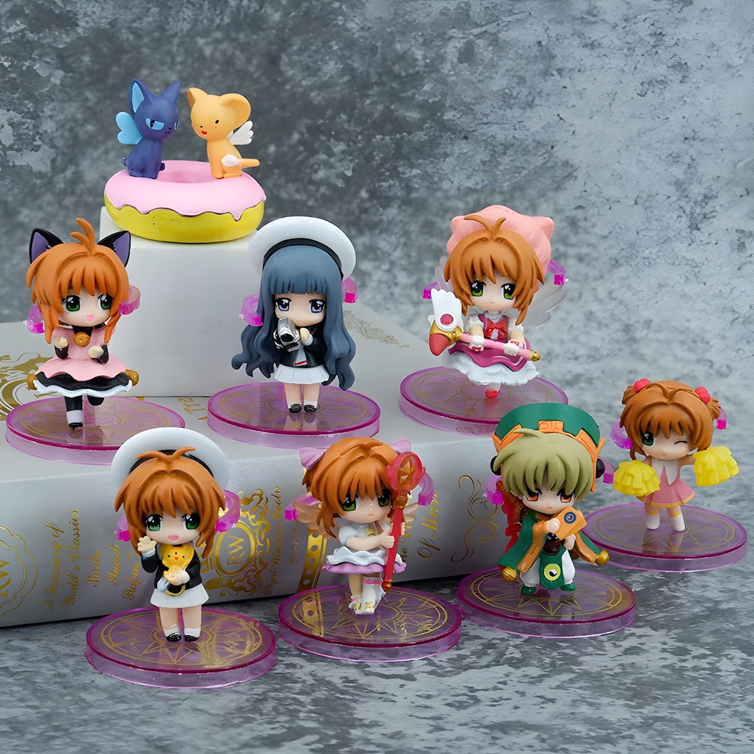 Cardcaptor Sakura : Miniature Figurines / Anime Manga Collection - 8pc ...