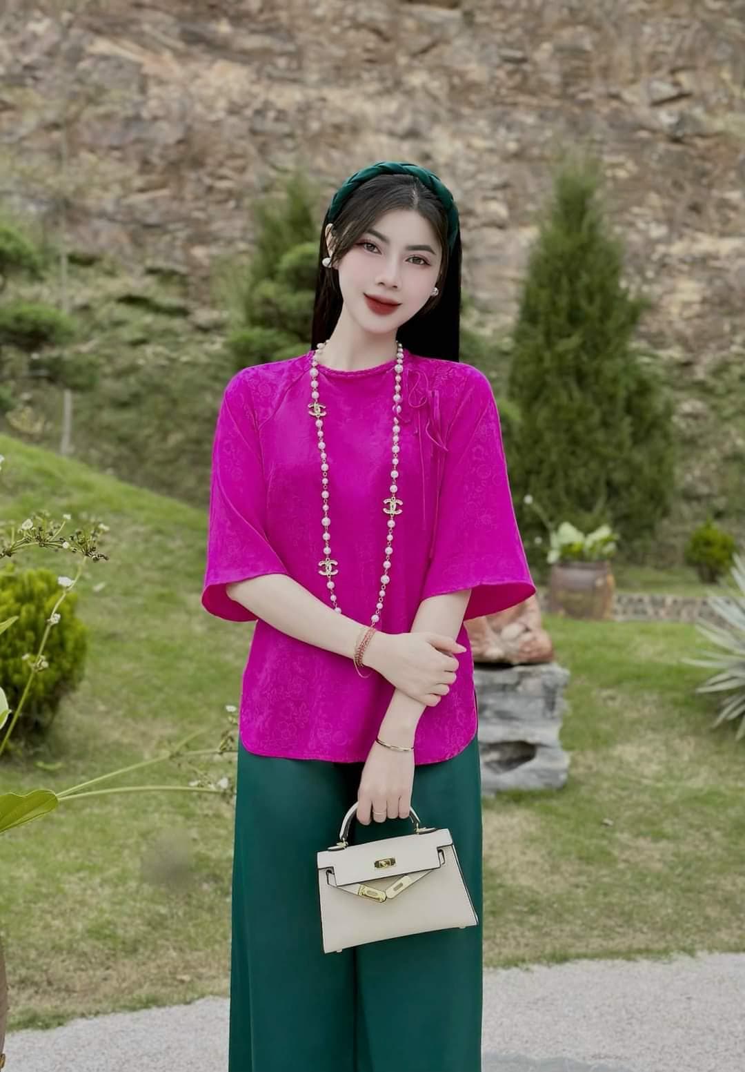 Modern Ao Ba Ba Set: Vietnamese Traditional Phap Phuc G354 - Etsy