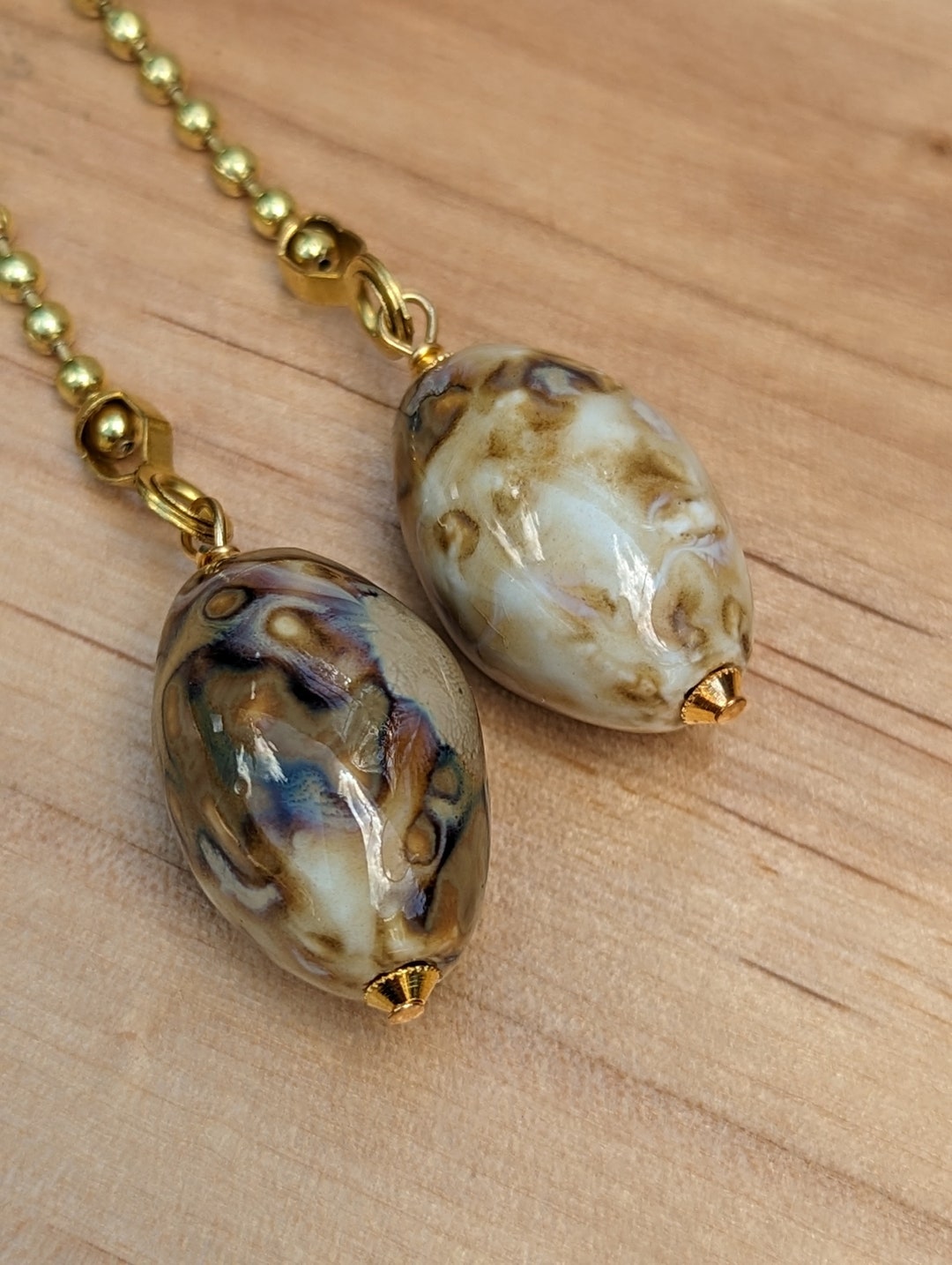 Decorative Fan Pulls, Set of Fan Pulls, Fan Dangles, Ceiling Fan Pulls ...