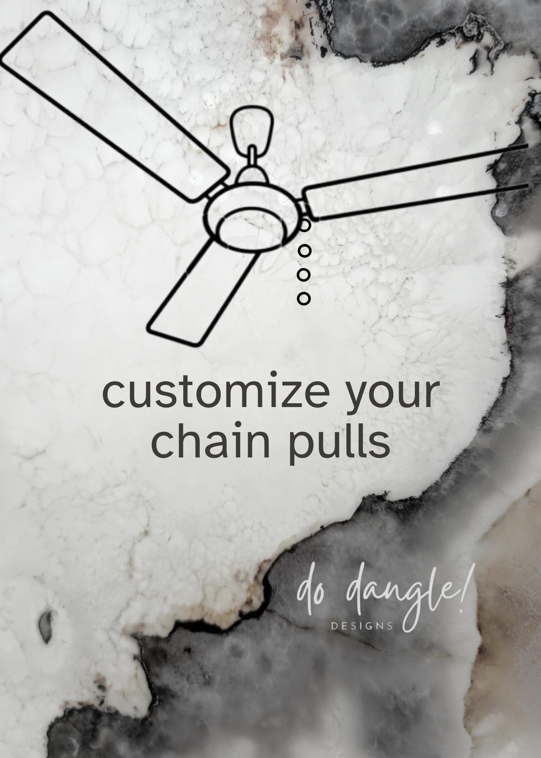 Fan Pull Ball Chain Upgrade: Custom Metal Finish & Length, Adapt for ...