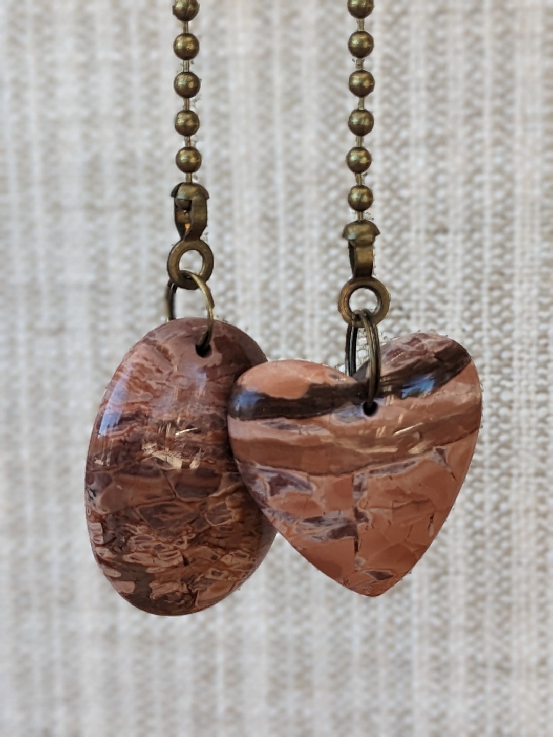 Heart Ceiling Fan Pull Chains Fan Pull Chain Set Flame - Etsy