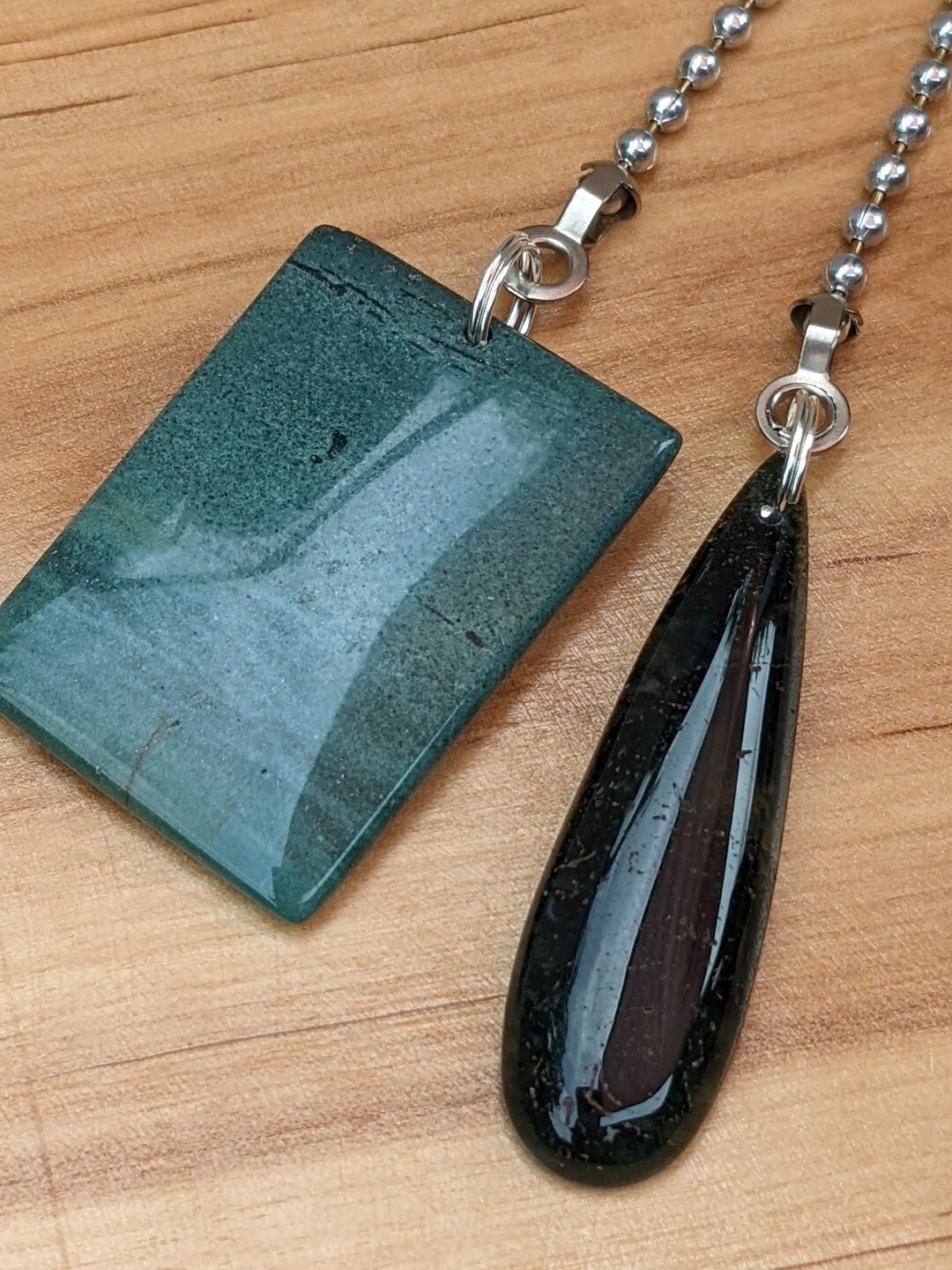 Decorative Stone Fan Pulls, Ceiling Fan Set, Craftsman Home Decor ...