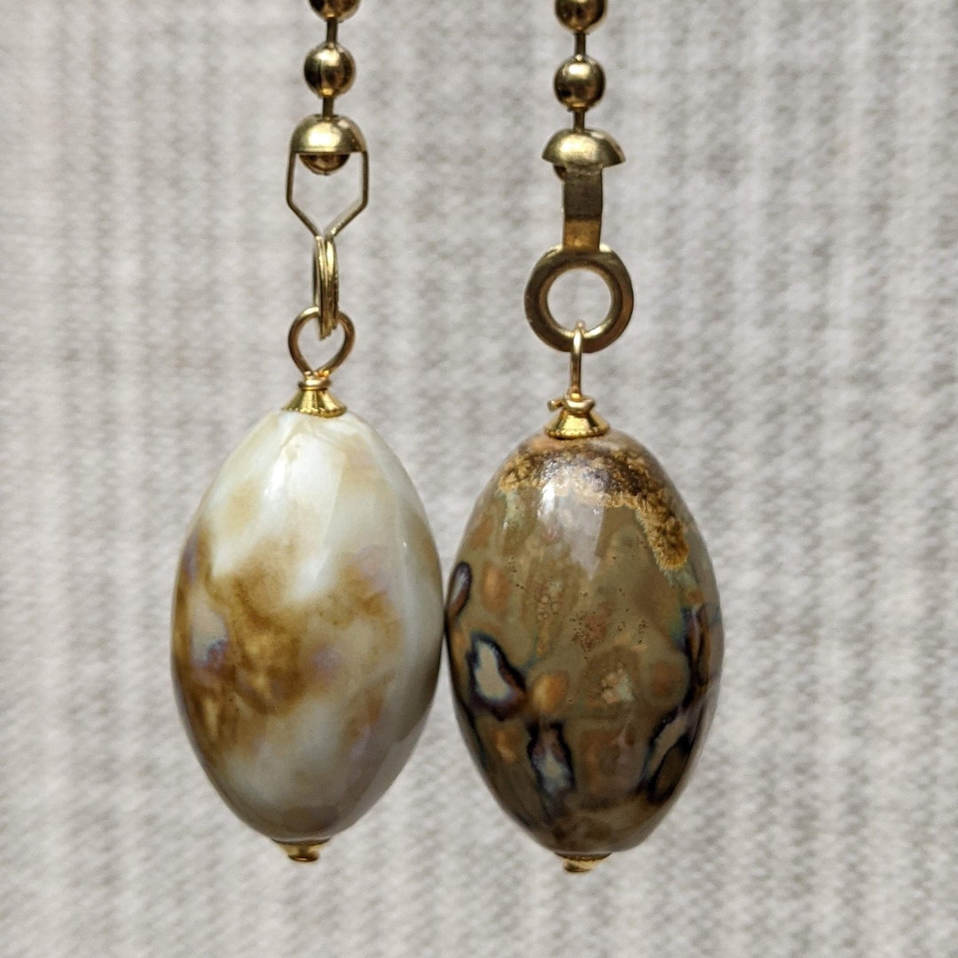 Decorative Fan Pulls, Set of Fan Pulls, Fan Dangles, Ceiling Fan Pulls ...