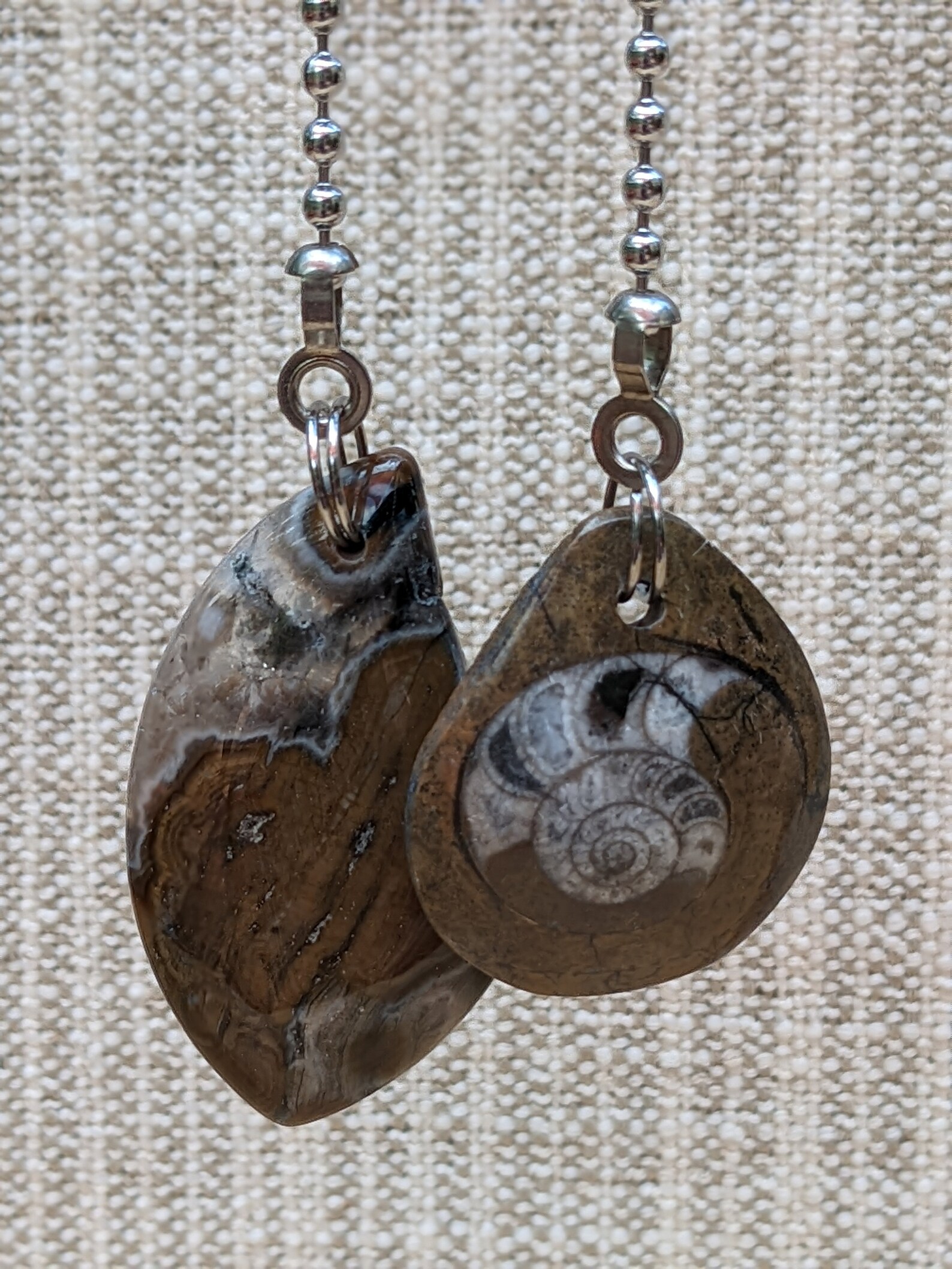 Ammonite Fan Pulls Pair of Fan Pulls Ceiling Fan Pulls - Etsy