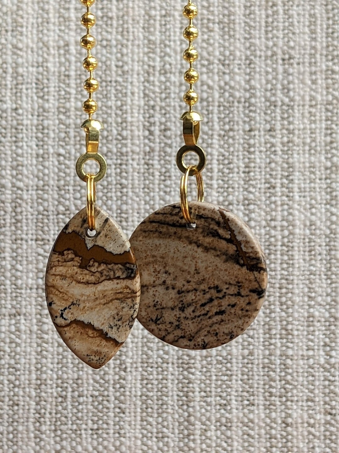 Sand Dunes Home Decor, Ceiling Fan Pull Set, Decorative Fan Pulls, Pair ...