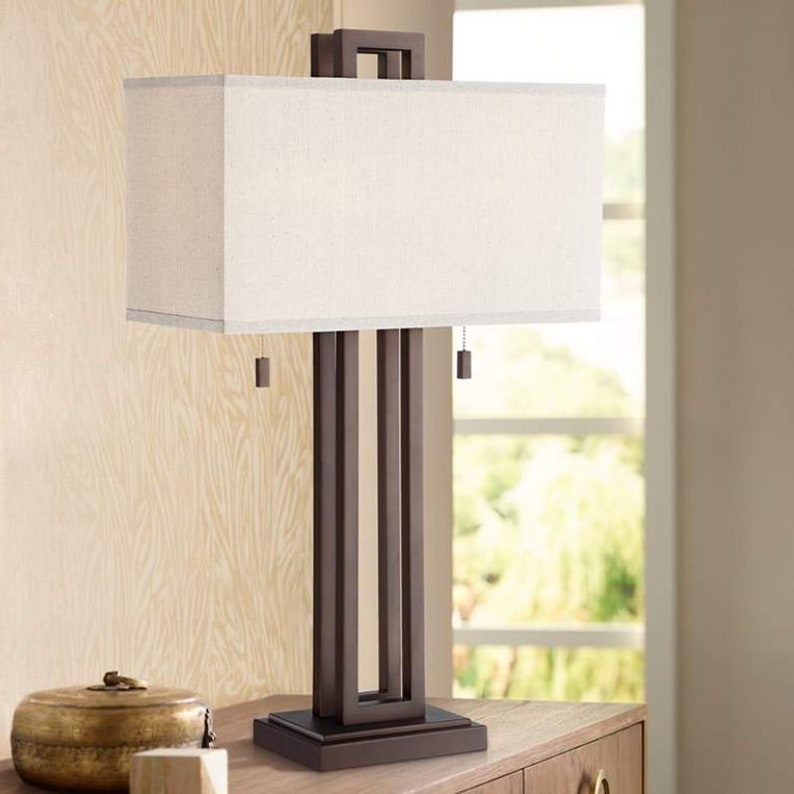 Black & White Stone Light/fan Pull, Tumbled Pebble, Silver Pull Chain ...