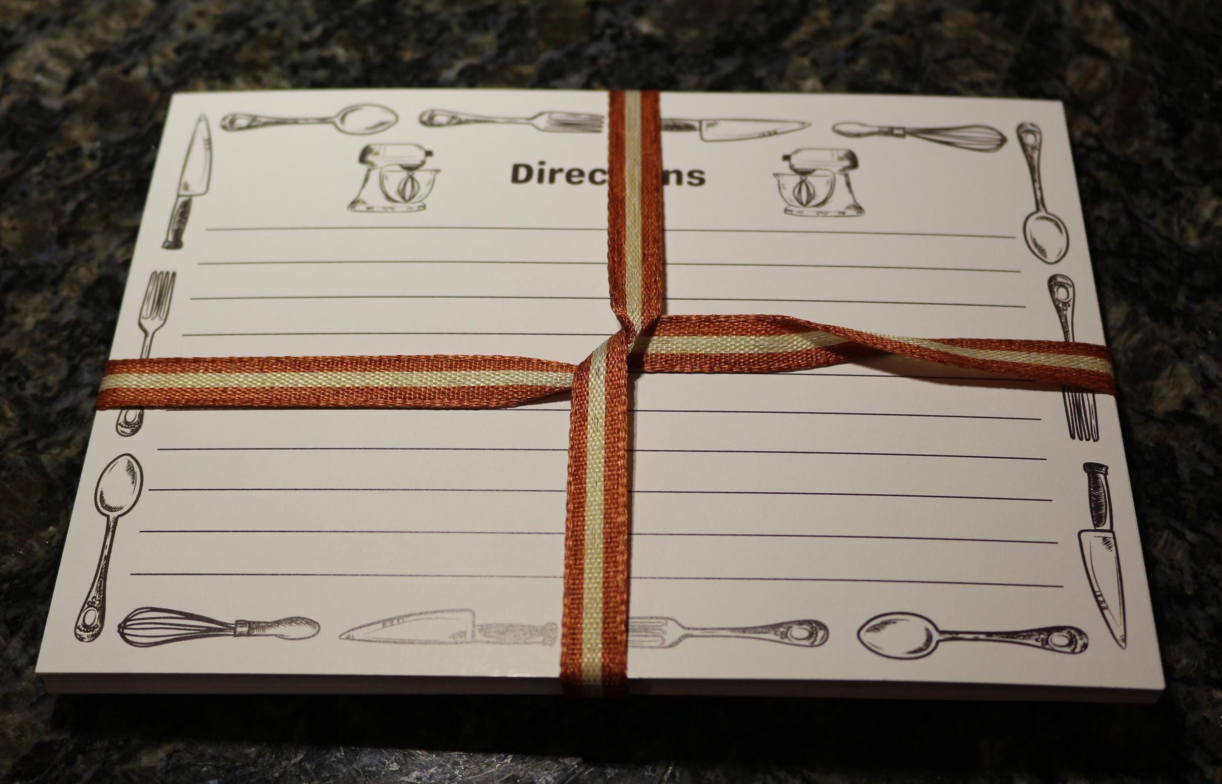 Large Recipe Cards - Etsy