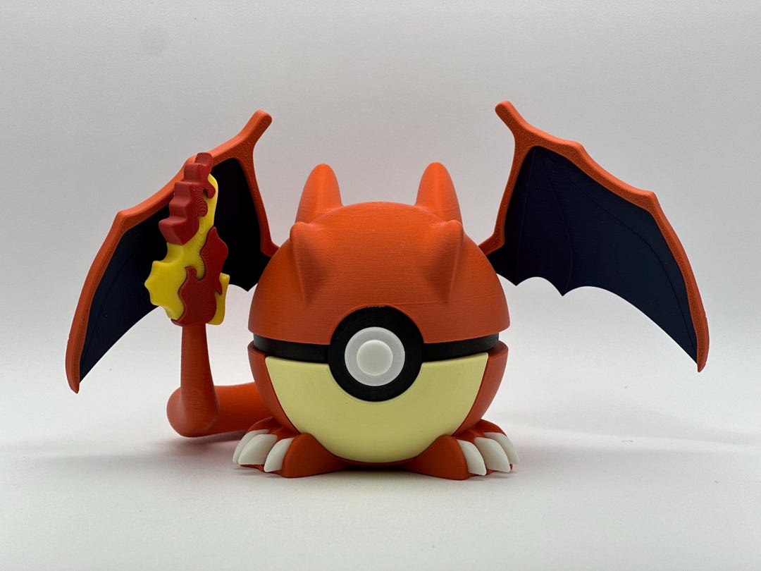 Charizard Monster Ball - 3D Printed - Etsy