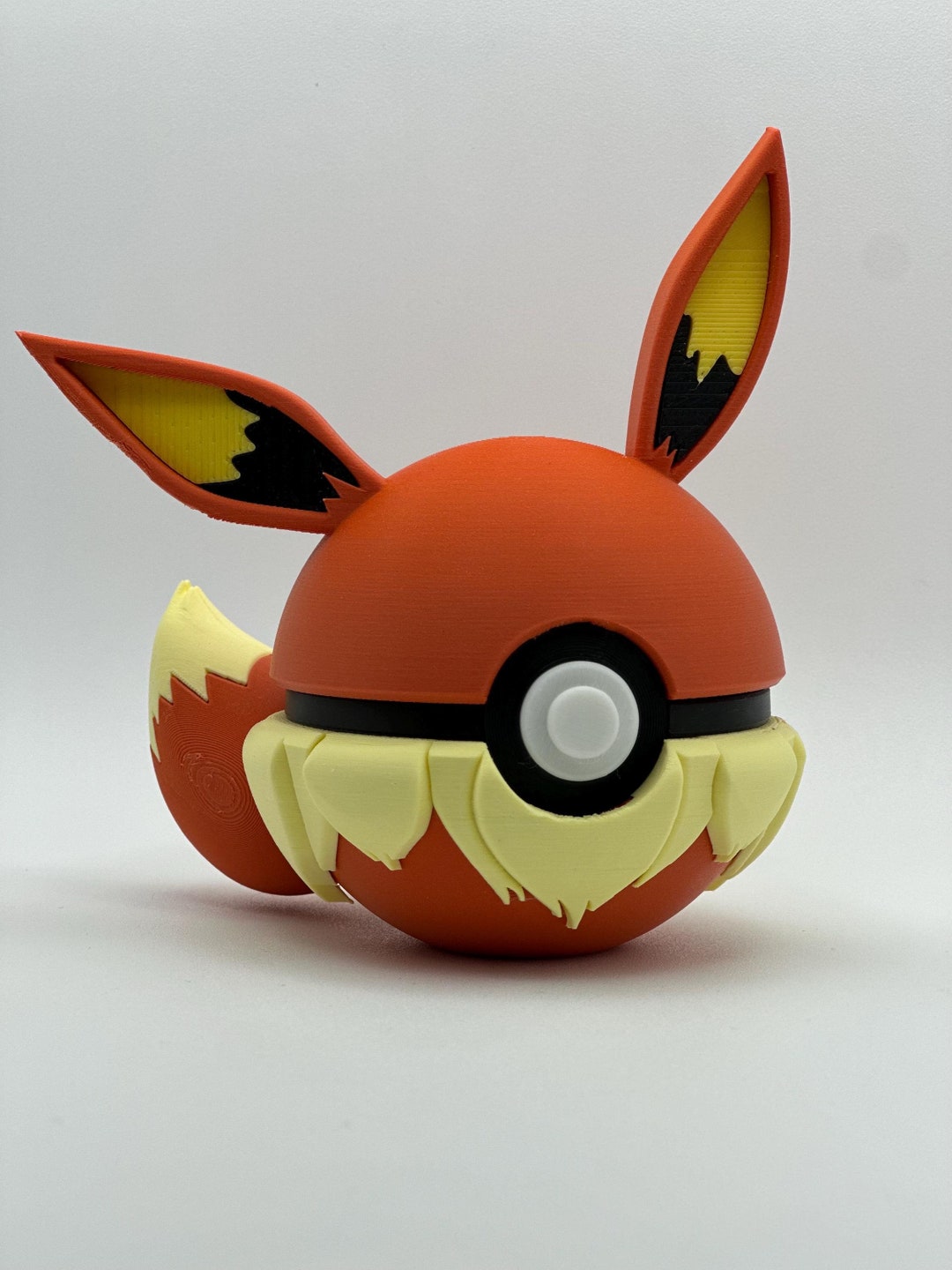 Flareon Monster Ball 3D Printed - Etsy