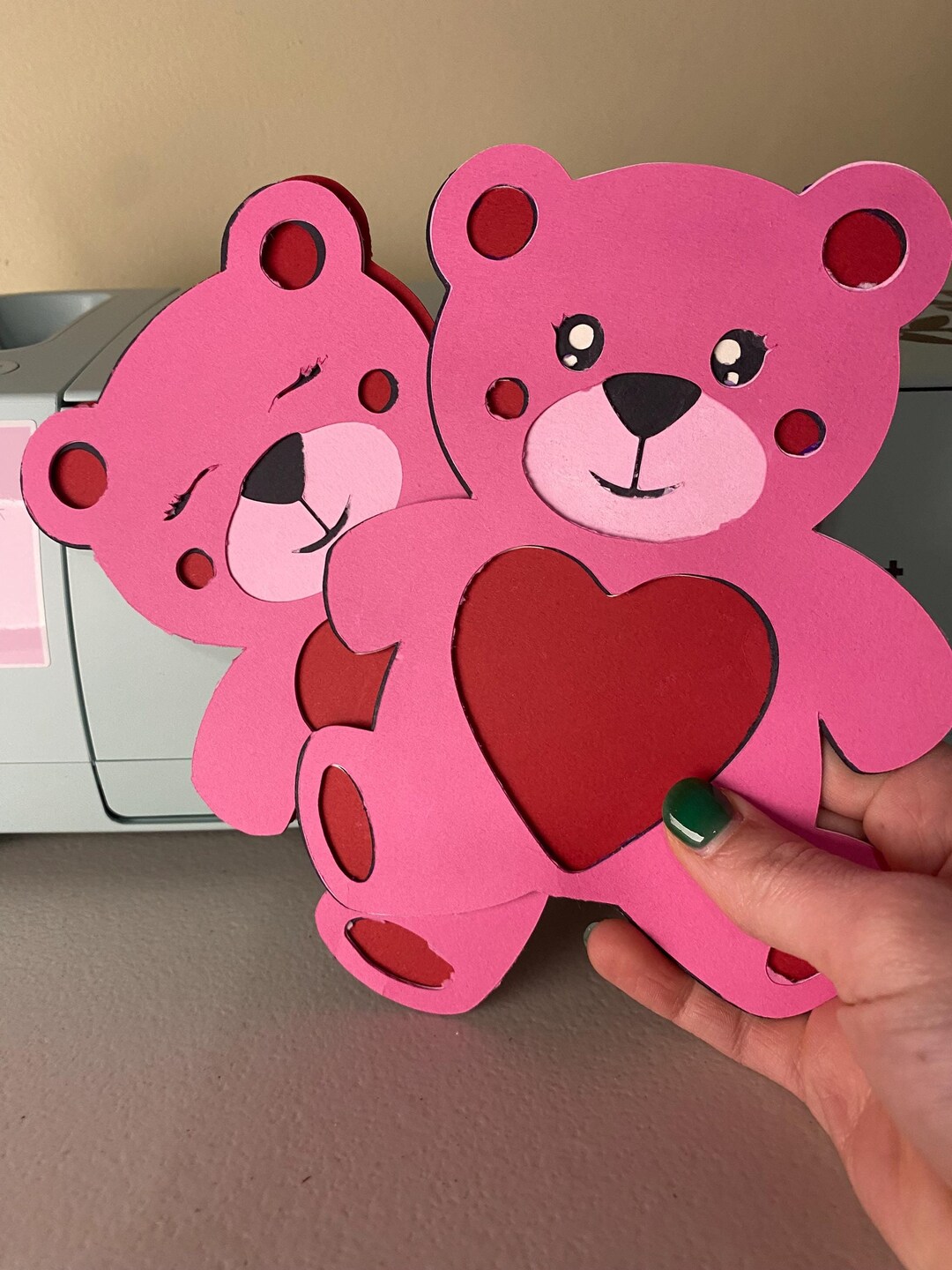 Valentine's Day Bear Craft - Etsy