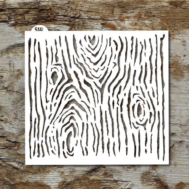 Wood Grain Stencil - Etsy
