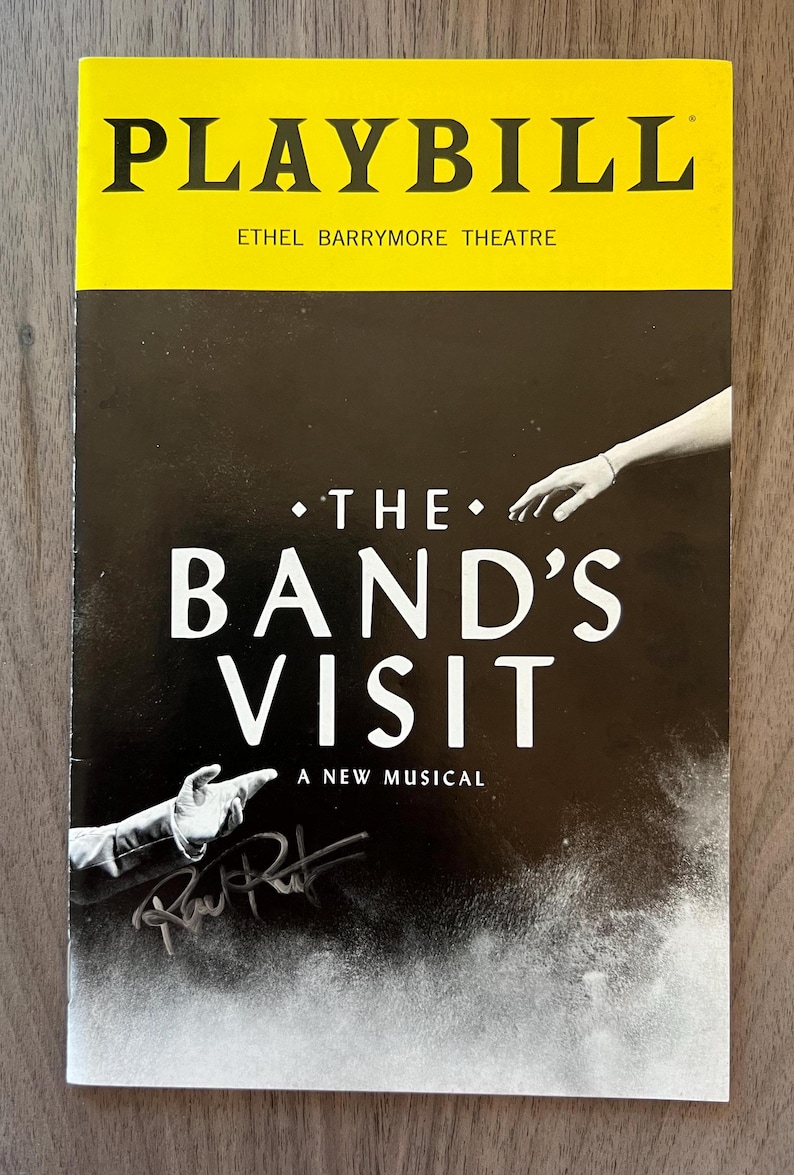 The Band's Visit Black and White Broadway Playbill - Etsy