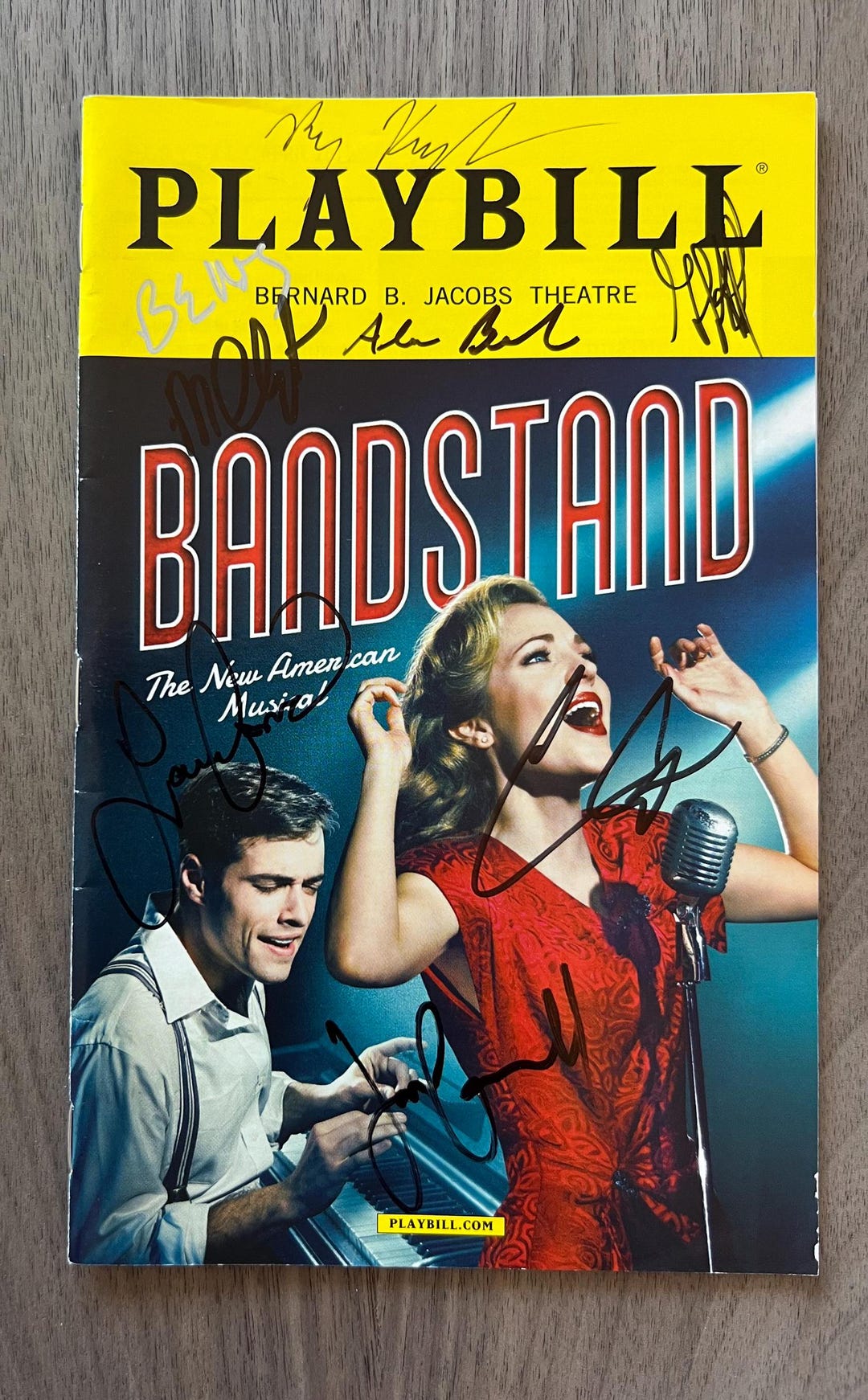 Bandstand Broadway Playbill signed - Etsy