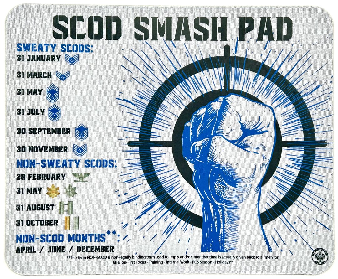 USAF SCOD Smash (mouse) Pad - Etsy