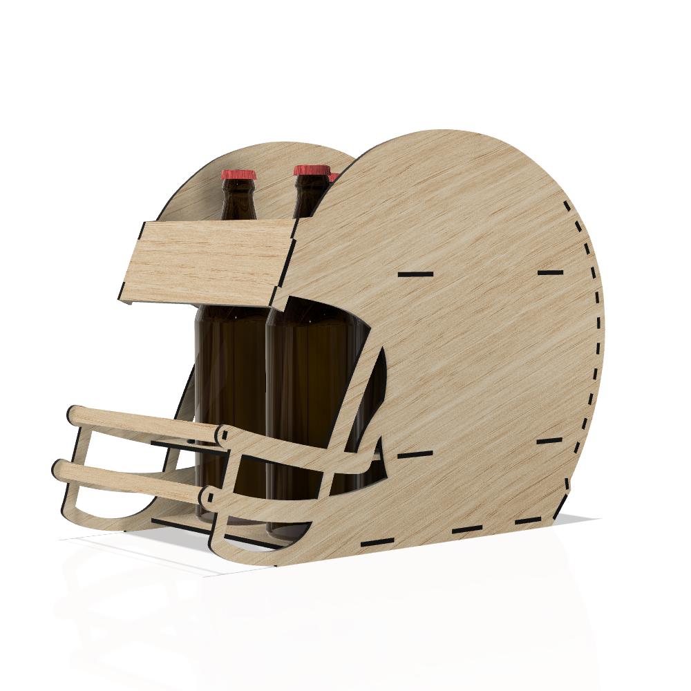 Football Beer Caddy – Laser Cut File for 3mm Wood | SVG DXF XCS ...