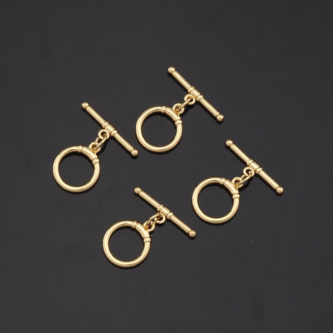 18K Gold Filled OT Toggle Clasp for DIY Jewelry Clasp Finding Necklace ...