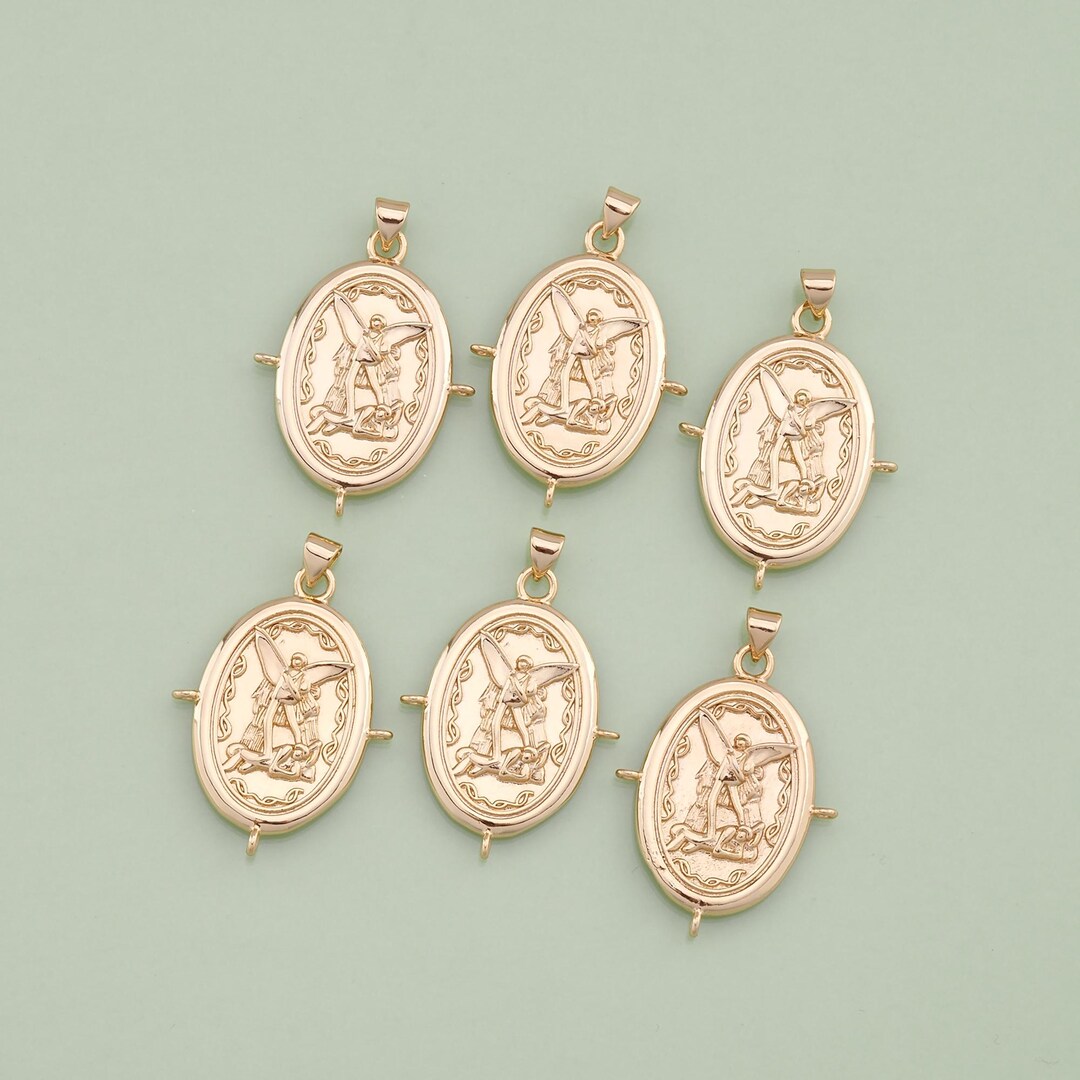 1pcs 18K Gold Filled Devil Pendant Devil Charm for DIY Religious ...