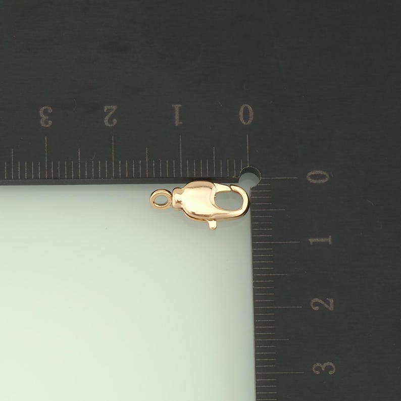 18K Gold Filled Lobster Clasp,carabiner Lock Connector,spring Push Gate ...