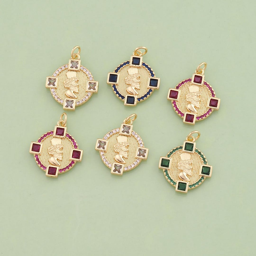 1pcs 18K Gold Filled Religion Pendant Religion Charm for DIY Jewelry ...