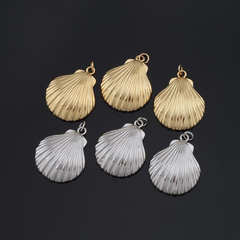 Shell Charms - Etsy