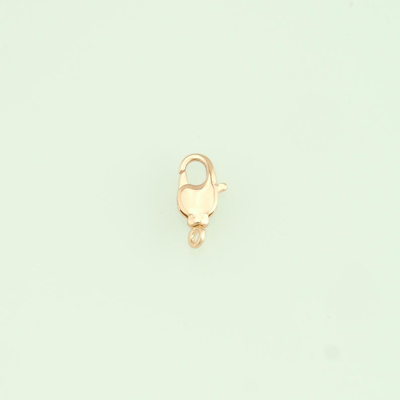 18K Gold Filled Lobster Clasp,carabiner Lock Connector,spring Push Gate ...