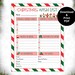 Christmas Wish List Printable for Kids, Questionnaire, Digital Download ...