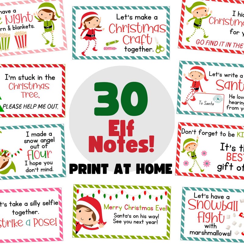 Notes From Elf - Etsy