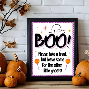 Take One Halloween Sign, Out of Candy Halloween Sign, Trick or Treat ...